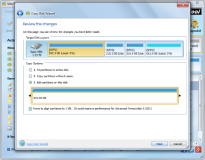 Replace Small Disk with Larger Disk in Several Steps